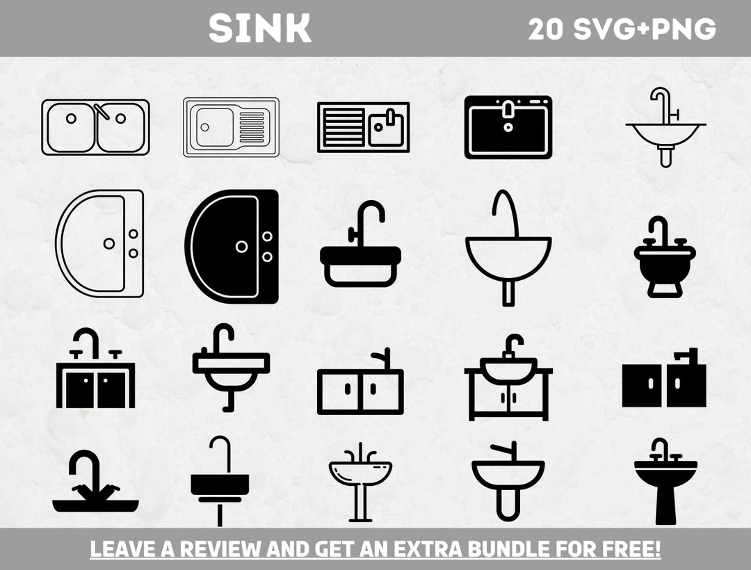 Sink SVG Bundle, Sink Cut File, Plumber Svg, Plumbing SVG, Svg Files ...
