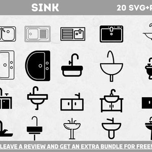 Sink SVG Bundle, Sink Cut File, Plumber Svg, Plumbing SVG, Svg Files ...