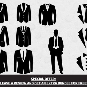 Suit Svg Bundle, Svg Files for Cricut, Suit Cut File, Suits Svg, Suit ...