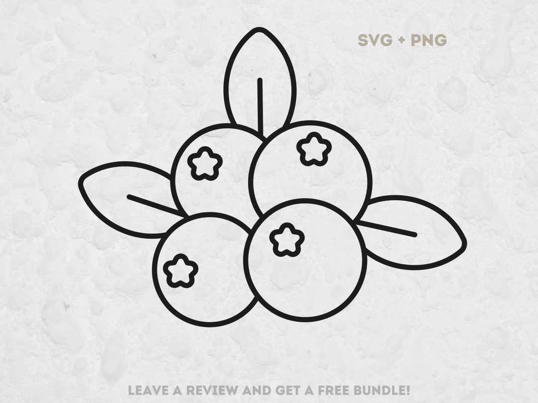 Cranberry SVG, Svg Files for Cricut, Berry Svg, Cranberry Clipart ...