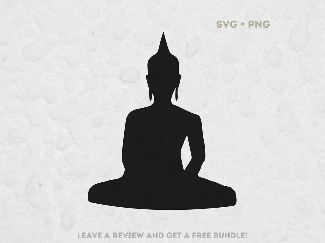 Buddha Silhouette SVG Cut File, Svg Files for Cricut, Buddha Svg ...