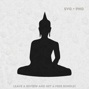 Buddha Silhouette SVG Cut File, Svg Files for Cricut, Buddha Svg ...