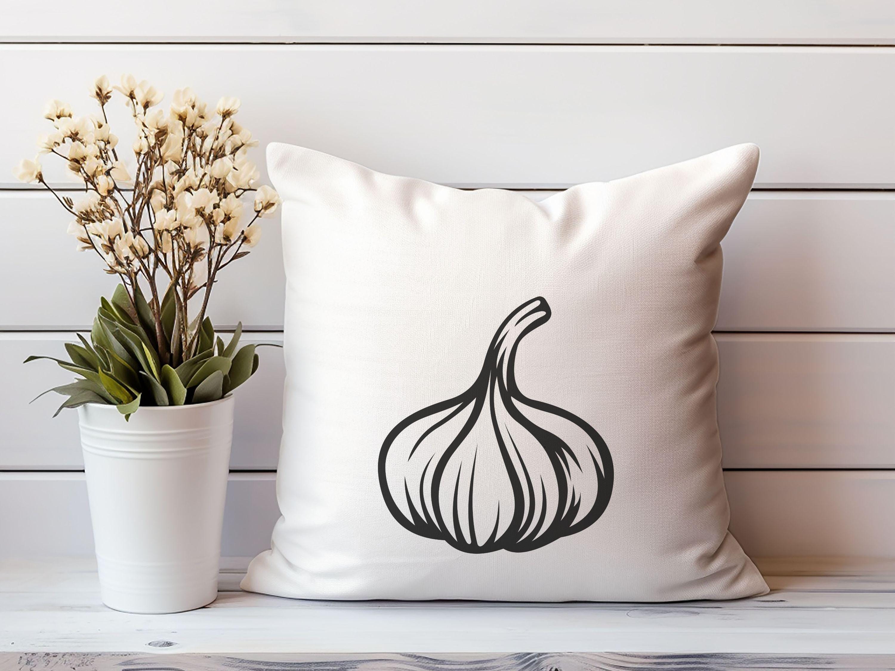 Garlic Outline SVG, SVG Files for Cricut, Garlic Clipart, Garlic Png ...