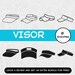 Sun Visor SVG Bundle, SVG Files for Cricut, Visor Cut File, Tennis ...