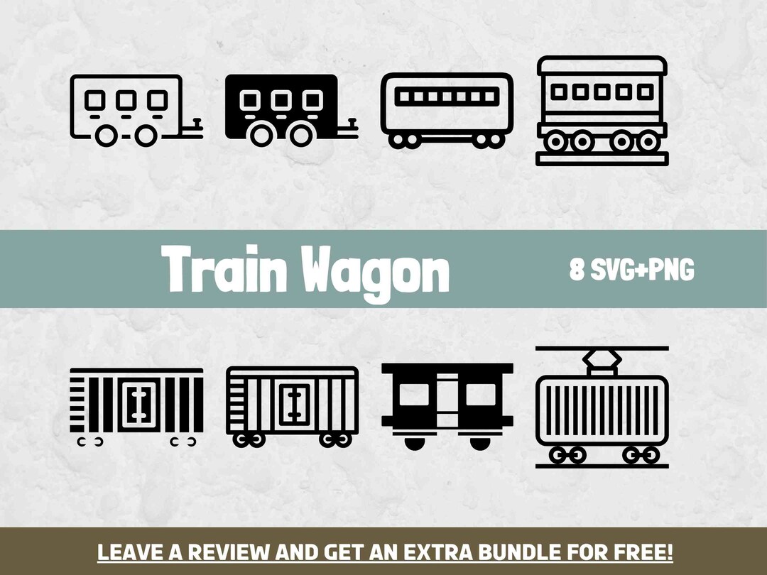 Train Wagon SVG, Svg Files for Cricut, Train Svg, Transportation SVG ...