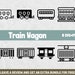 Train Wagon SVG, Svg Files for Cricut, Train Svg, Transportation SVG ...