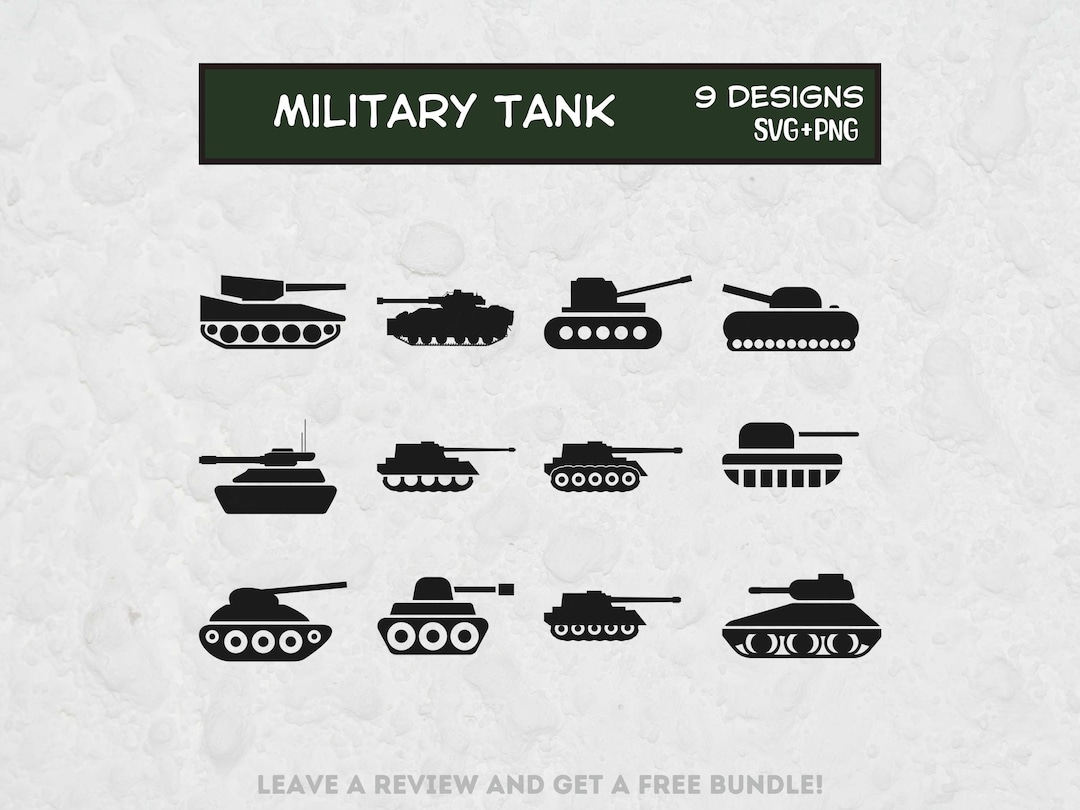 Military Tank Svg, SVG Files for Cricut, Tank Silhouette Svg, Military ...