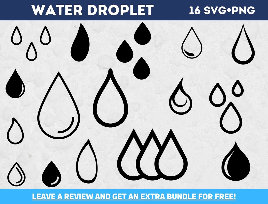 Water Drop SVG, Svg Files for Cricut, Water Drop Cut File, Plumber Svg ...