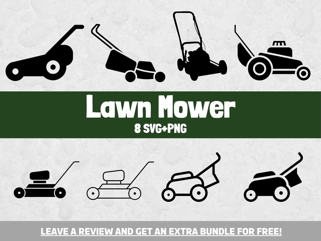 Lawn Mower SVG Bundle, Svg Files for Cricut, Gardener Svg, Garden SVG ...