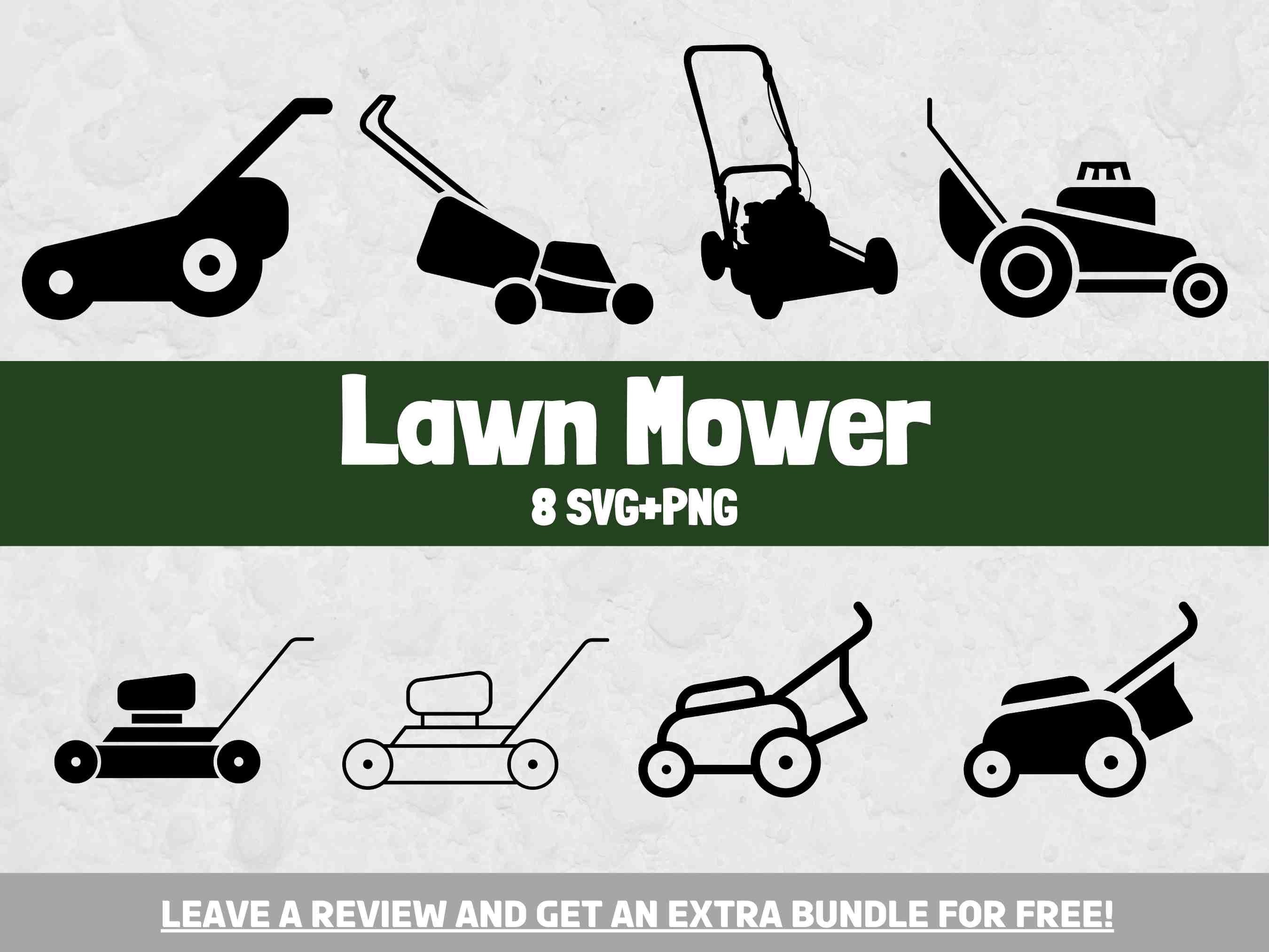 Lawn Mower SVG Bundle Svg Files for Cricut Gardener Svg - Etsy
