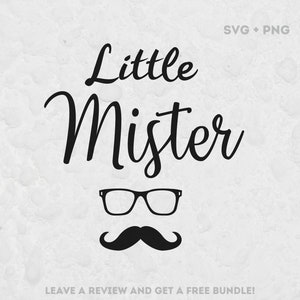 Little Mister Svg, Svg Files for Cricut, Baby Announcement SVG, Brother ...