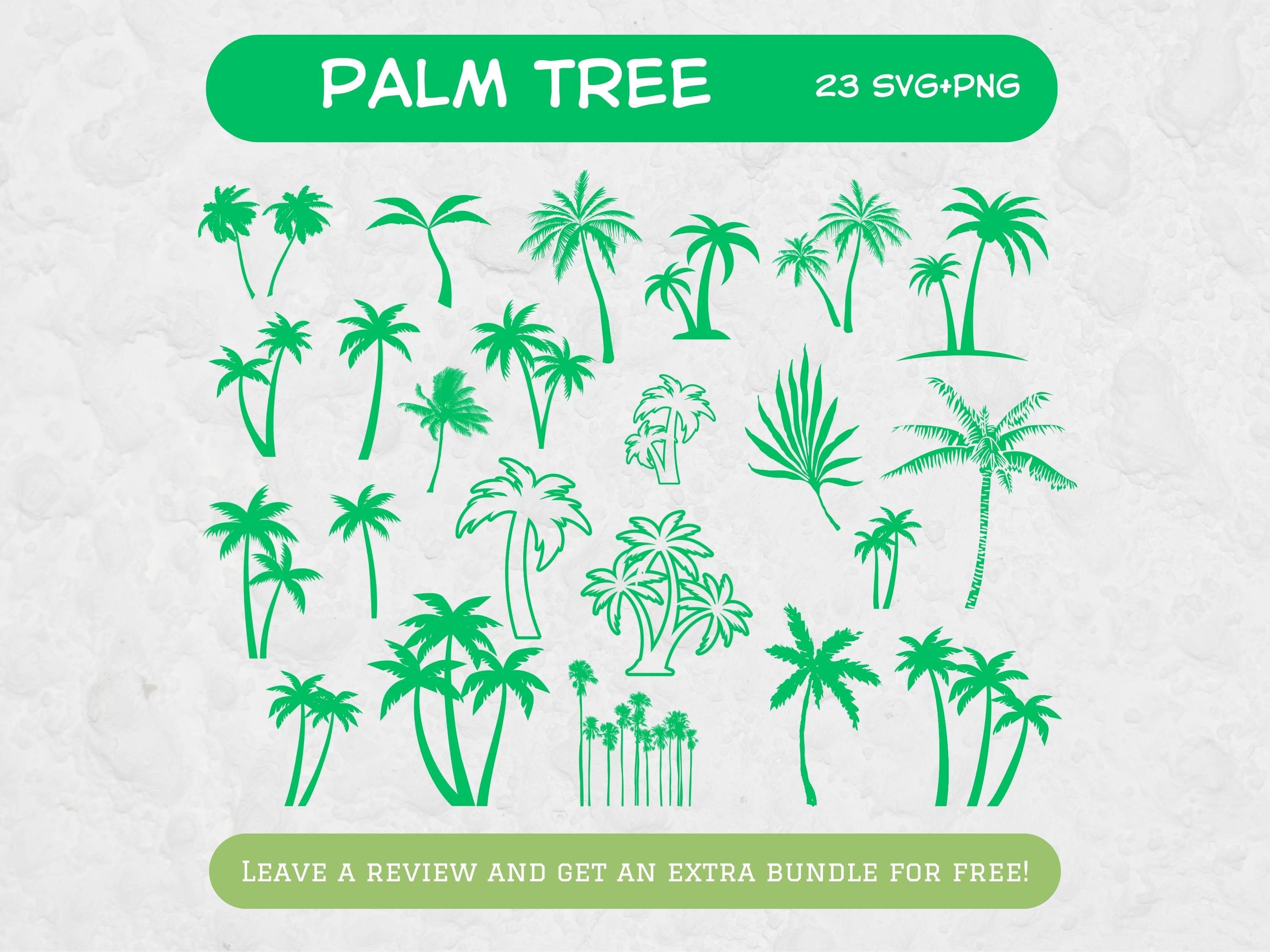 Palmera Svg Archivos SVG para Cricut Imágenes Prediseñadas - Etsy México