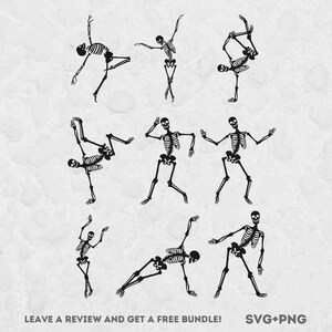 Dancing Skeleton SVG, Svg Files for Cricut, Skeleton Cut Files ...