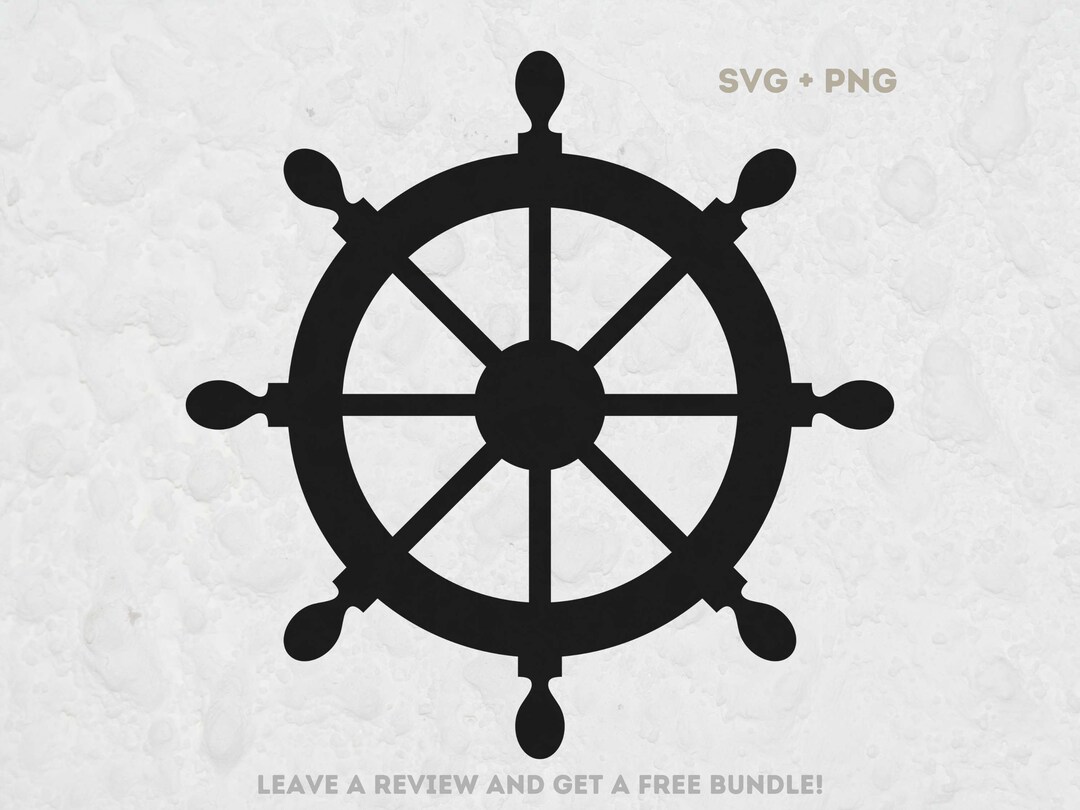 Cruise Ship's Wheel Svg, SVG Files for Cricut, Nautical Silhouette ...