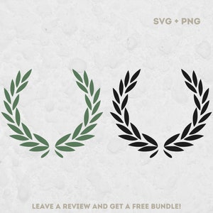 Laurel Wreath Svg, Svg Files for Cricut, Laurel SVG, Cut Files, Laurel ...
