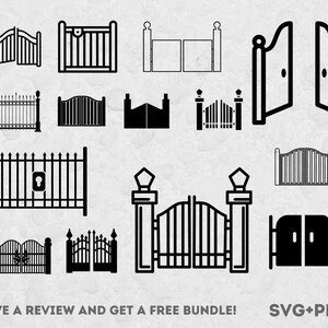 Gate SVG, Svg Files for Cricut ,fence Svg, Garden SVG, Farmhouse ...