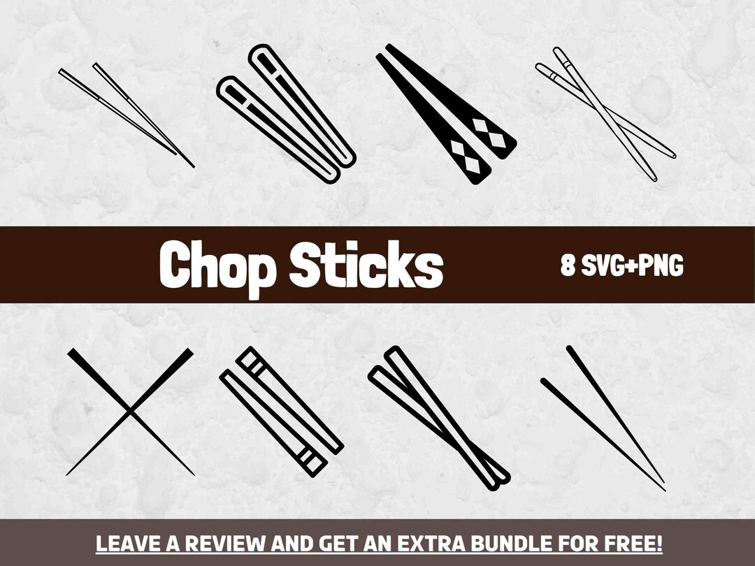 Chopsticks Svg, SVG Files for Cricut, Asian Clipart, Takeaway Design ...
