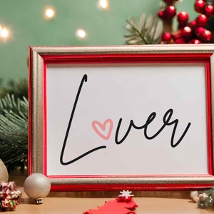 Lover Svg, SVG Files for Cricut, Lover Cut File, Love Svg, Love PNG ...