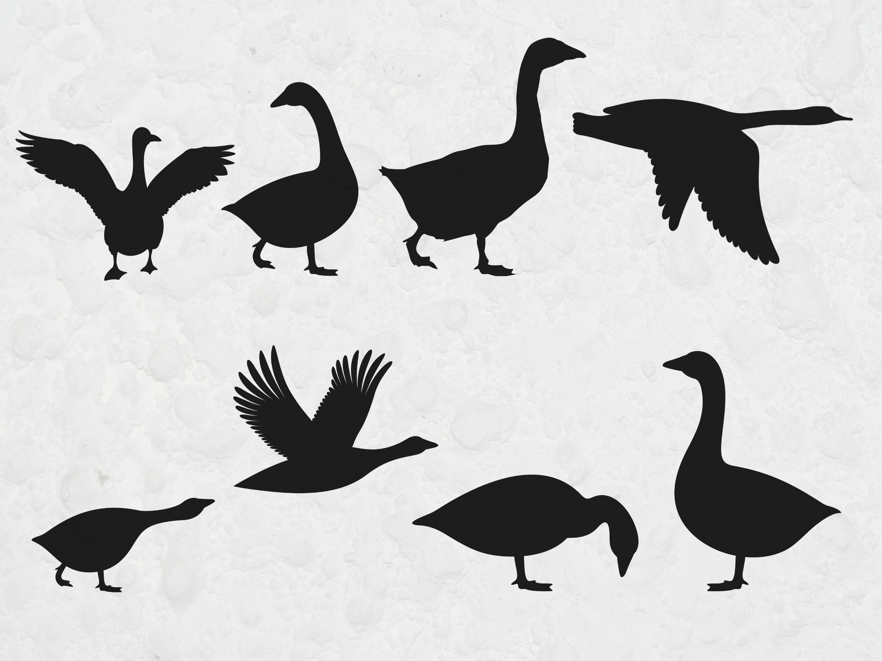 Goose Svg Cut Files, Svg Files for Cricut, Goose Silhouette, Goose ...