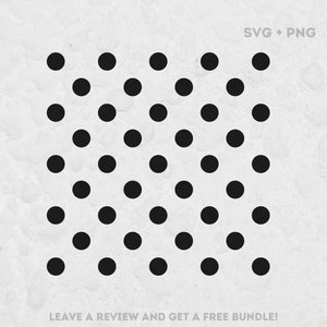 Polka Dot Pattern Svg, SVG Files for Cricut, Polkadot Clipart, Dots SVG ...