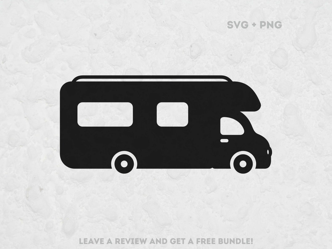 Motor Home SVG, SVG Files for Cricut, Camper Van Svg, RV, Happy Camper ...