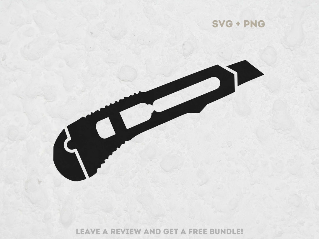 Box Cutter Knife SVG, Svg Files for Cricut, Box Cutter PNG, Diy Clipart ...