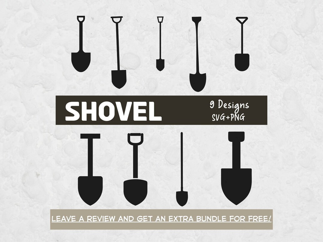 Shovel SVG, SVG Files for Cricut, Shovel Cut File, Spade SVG, Shovel ...