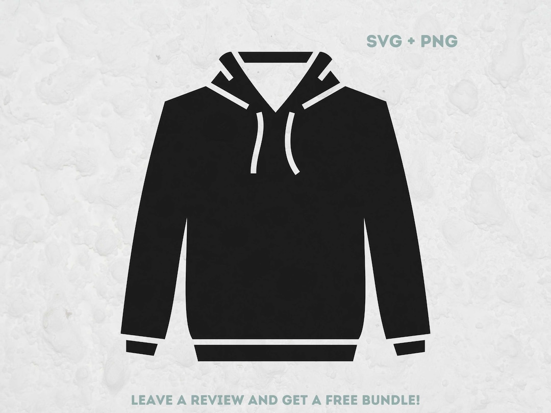 Hoodie SVG, Svg Files for Cricut, Hoodie Cut File, Casual Clipart ...