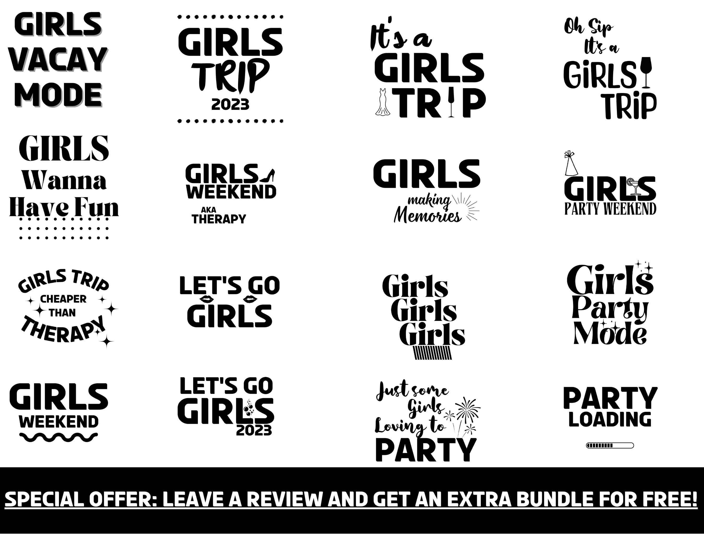 Girls Weekend SVG Svg Files for Cricut Girl Trip Funny Svg - Etsy Australia