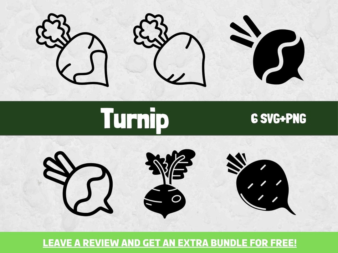 Turnip SVG, SVG Files for Cricut, Farm Clipart, Vegetable Svg, Food Svg ...