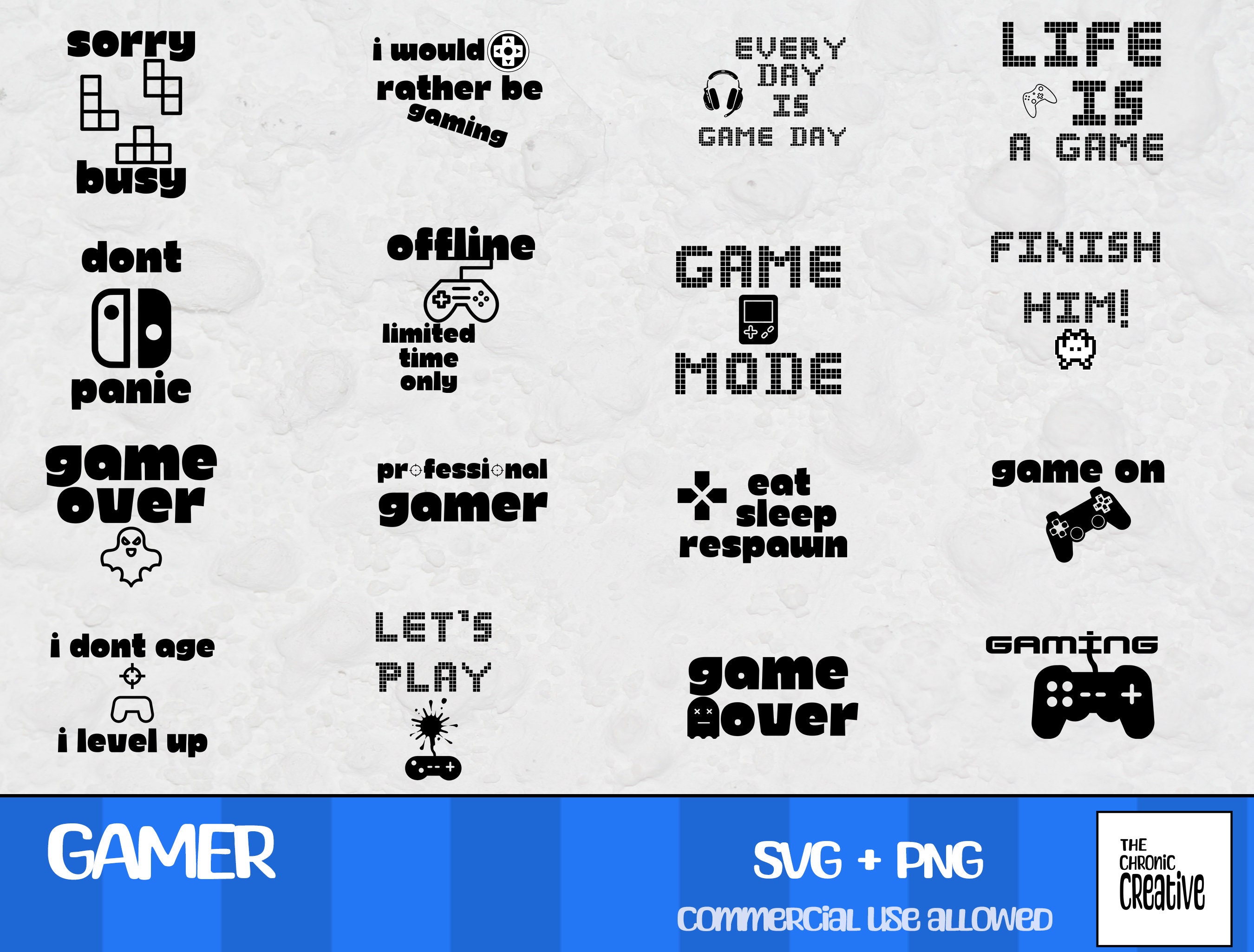 Gamer Quotes SVG Bundle Funny Gamer SVG Video Games Svg Svg - Etsy UK