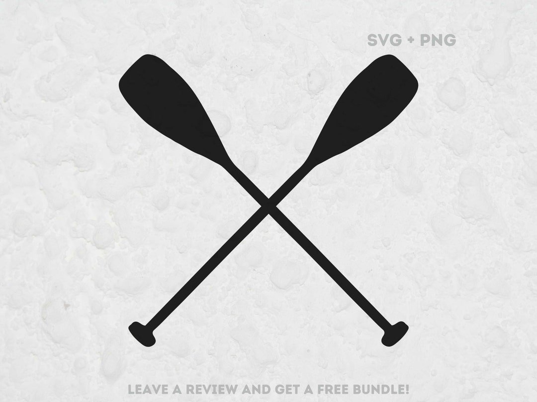 Crossed Paddles Svg Cut File, SVG Files for Cricut, Paddle Png ...