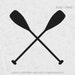 Crossed Paddles Svg Cut File, SVG Files for Cricut, Paddle Png ...