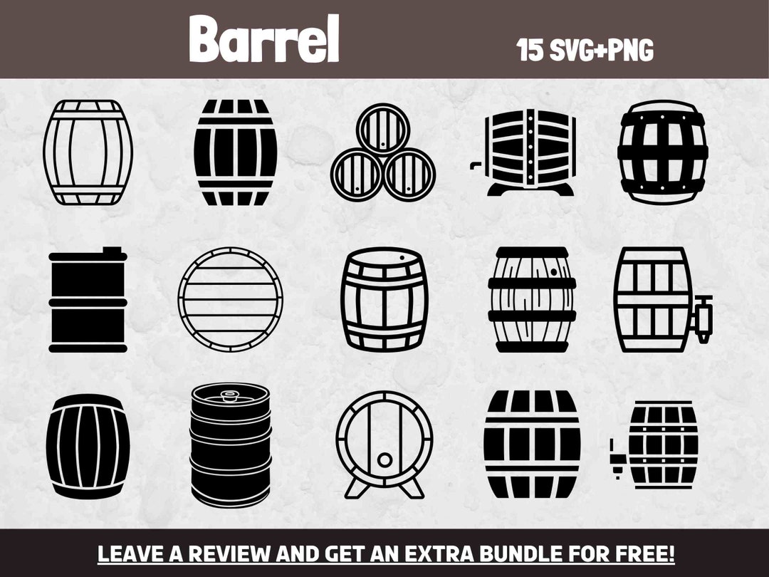 Barrel SVG, Svg Files for Cricut, Drink Clipart, Wine SVG, Wine Clipart ...