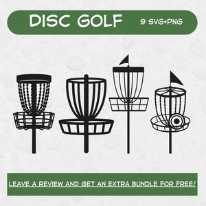 Disc Golf SVG, SVG Files for Cricut, Disc Golf Cut File, Disc Golf ...