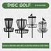Disc Golf SVG, SVG Files for Cricut, Disc Golf Cut File, Disc Golf ...