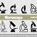 Microscope SVG Bundle, Svg Files for Cricut, Science Svg, Scientist Svg ...