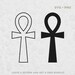 Ankh SVG, Svg Files for Cricut, Egypt Svg, Ankh Clipart, Ankh Symbol ...