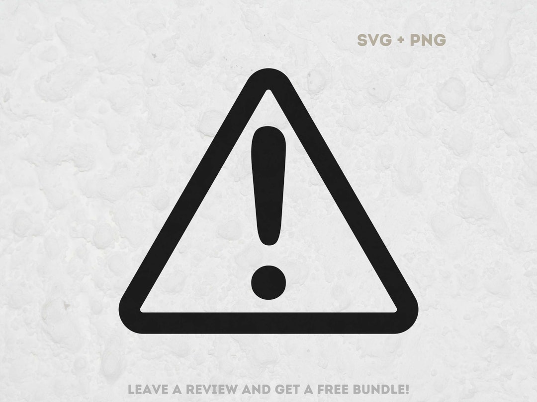 Caution SVG, Svg Files for Cricut, Sign Clipart, Generic Caution Sign ...