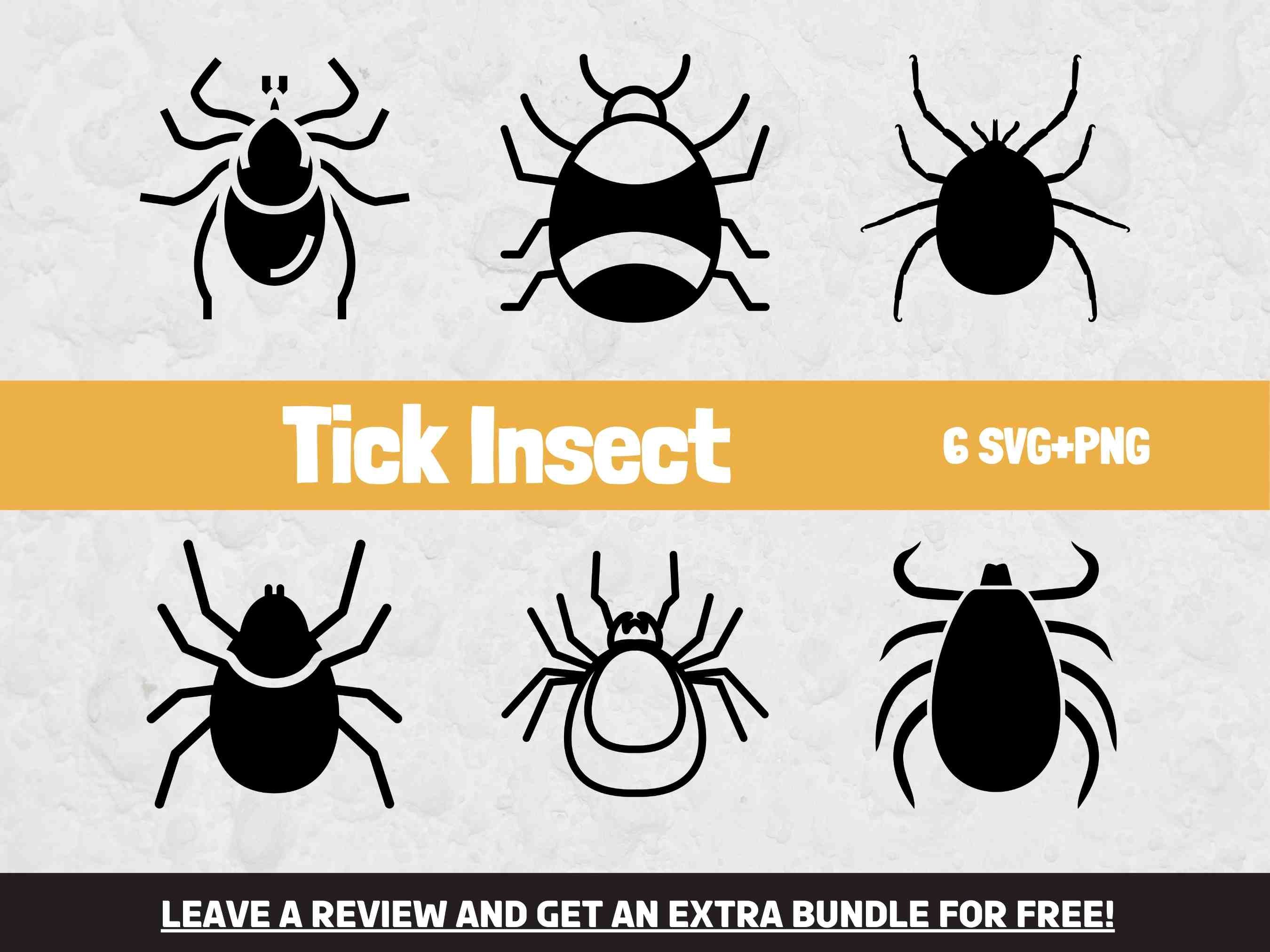 Tick Svg Svg Files for Cricut Insect Svg Tick Insect - Etsy