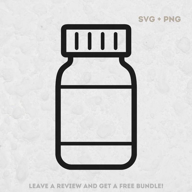 Pill Bottle Clipart - Etsy