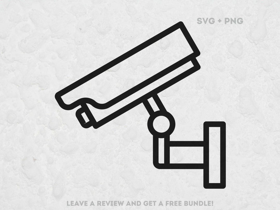 Security Camera SVG, Svg Files for Cricut, Surveillance Camera SVG ...