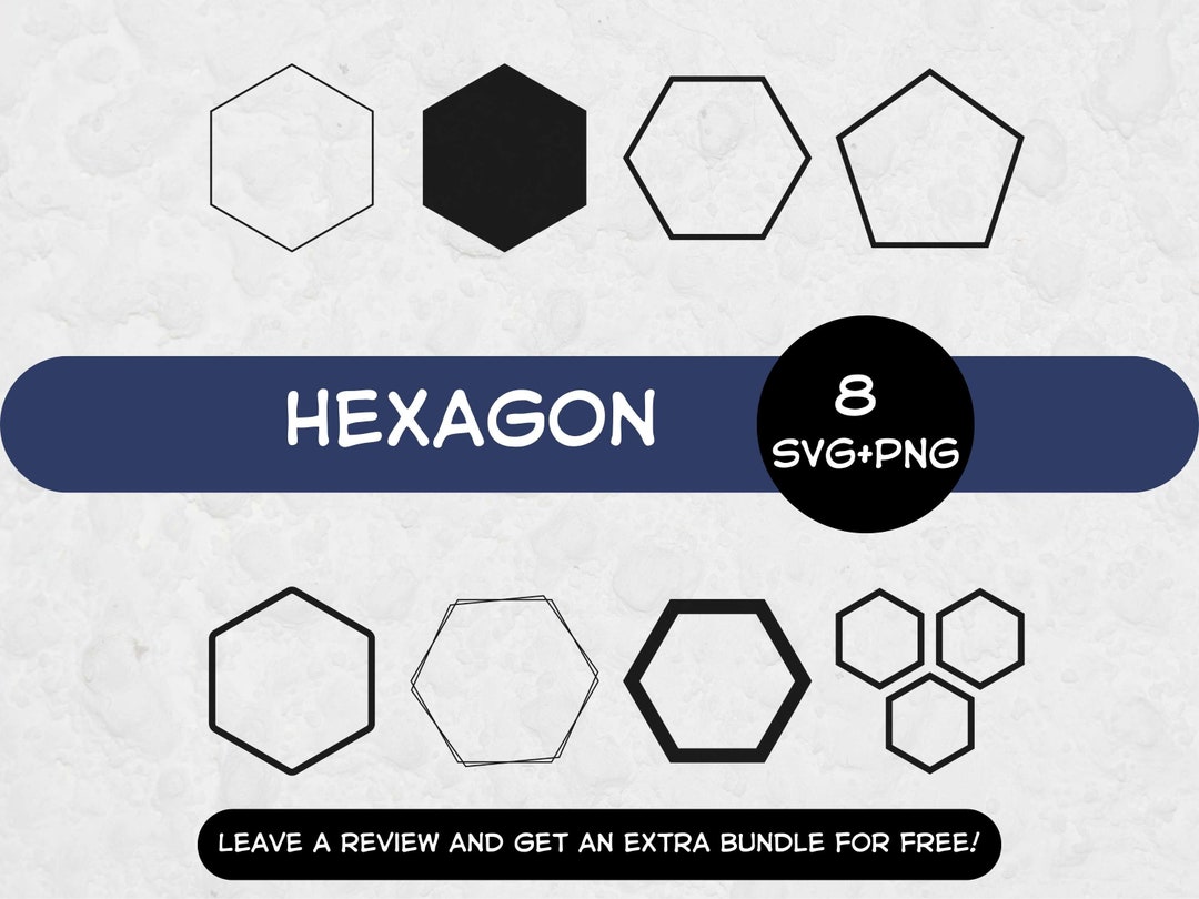 Hexagon Svg, SVG Files for Cricut, Frame Svg, Hexagon Frame Svg ...
