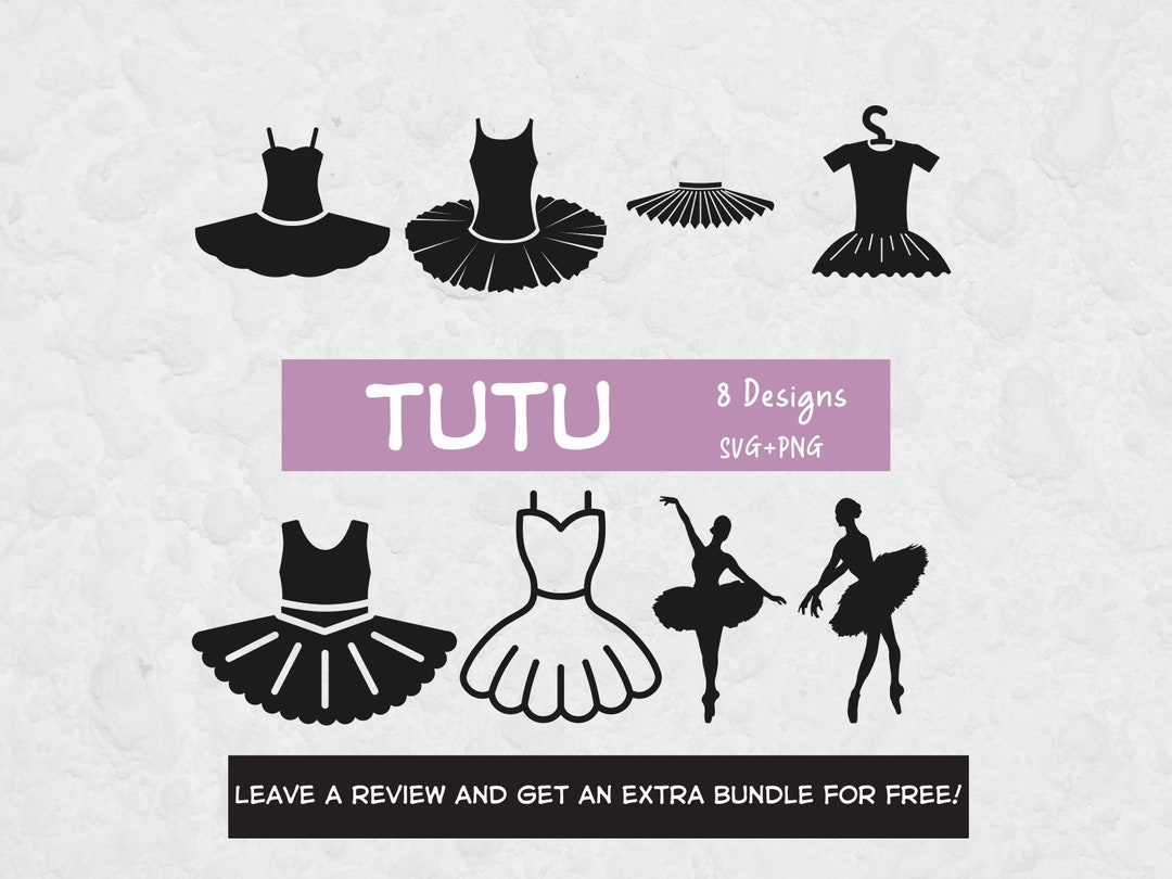Tutu SVG, Svg Files for Cricut, Ballerina SVG, Dancer Clipart, Ballet ...