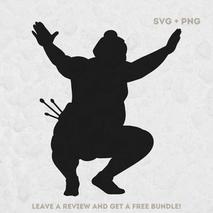 Sumo Wrestler Svg, SVG Files for Cricut, Sumo Wrestler Silhouette, Sumo ...