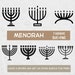 Menorah SVG Cut File, SVG Files for Cricut, Menorah Png, Menorah ...