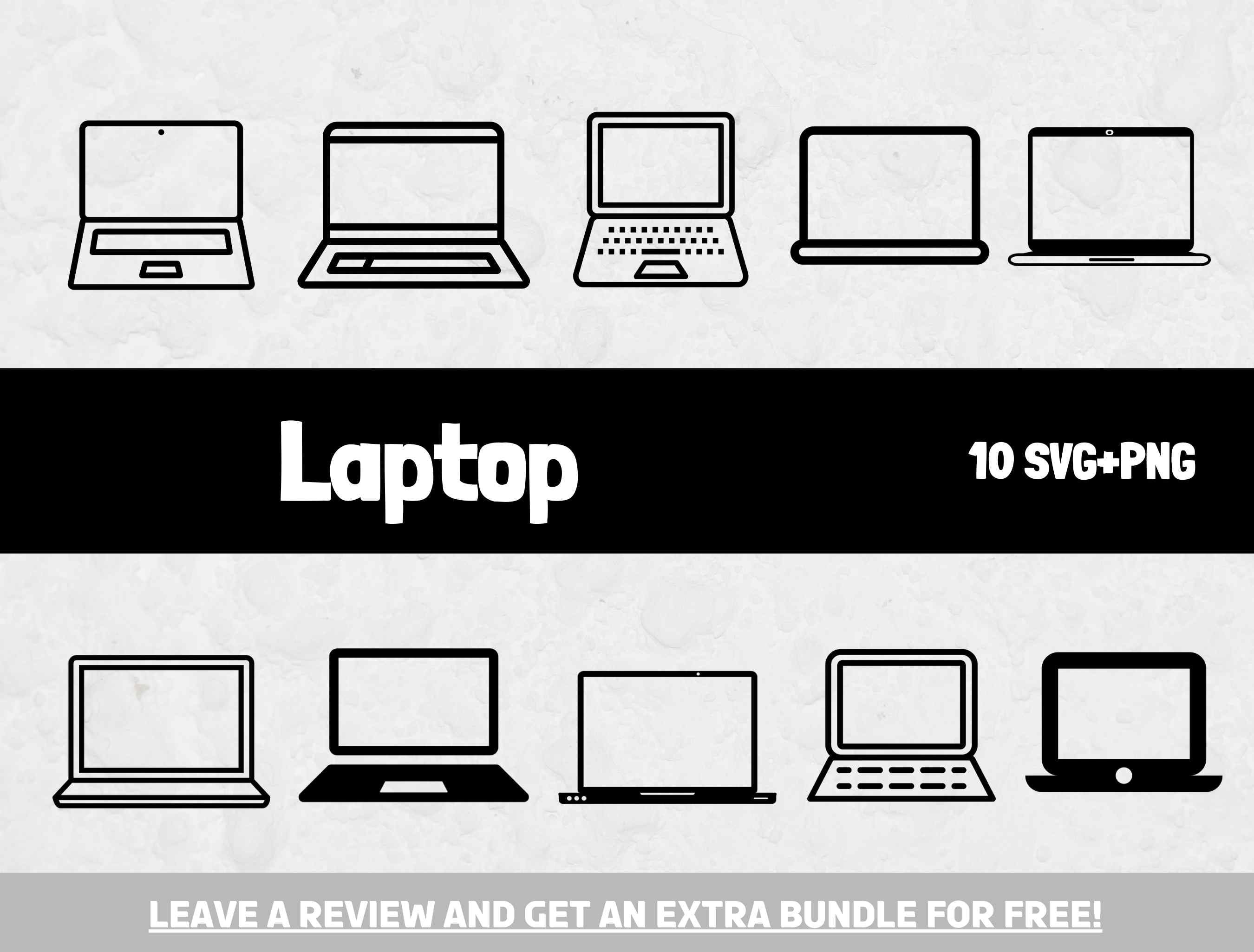 Laptop SVG Bundle SVG Files for Cricut Computer Clipart PC - Etsy