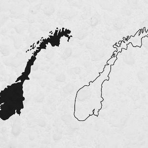 Norway SVG, Norway Map, Svg Files for Cricut, Norway Clipart, Norway ...
