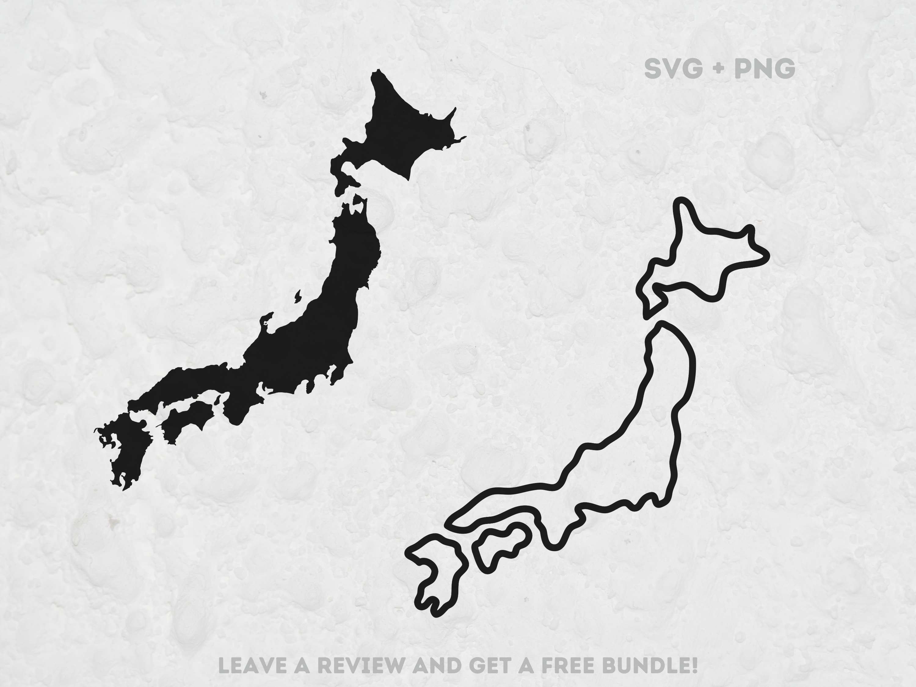 Japan SVG Svg Files for Cricut Japan Outline Svg Map of - Etsy