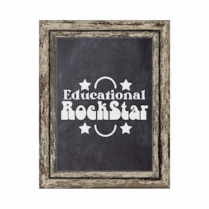 Educational Rockstar Svg, Svg Files for Cricut, Teacher Shirt, Teacher ...